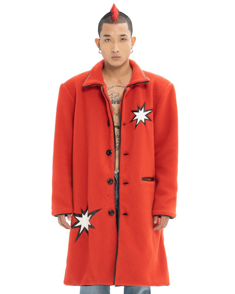 Broken Faux Fur Coat