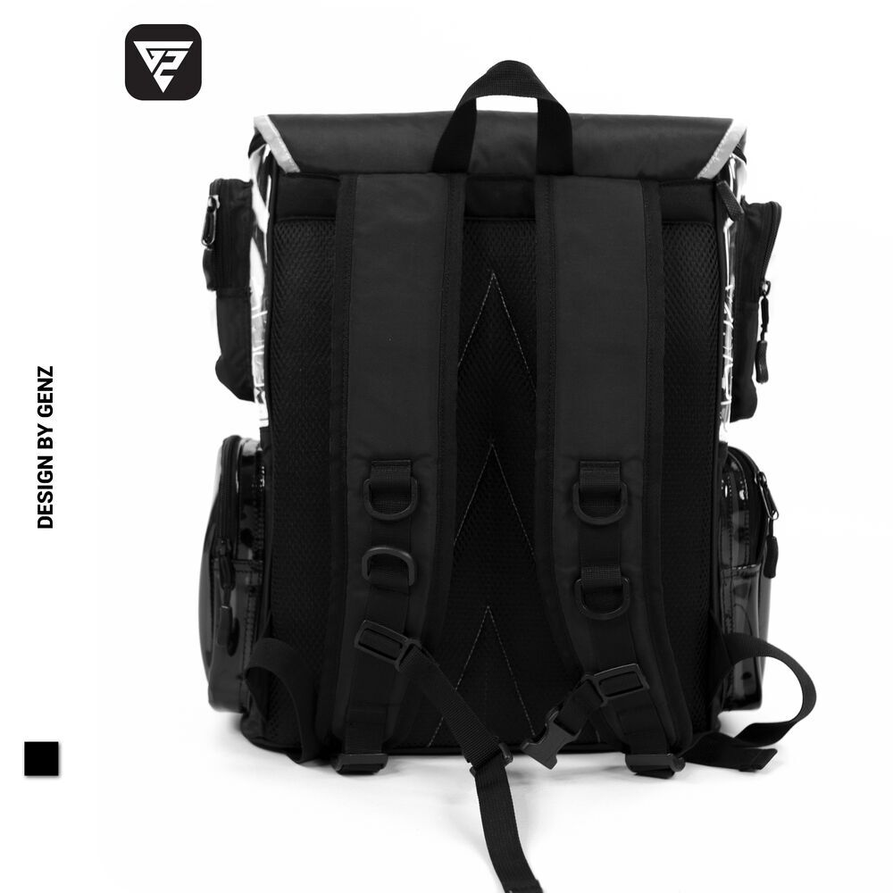GENZ Ba Lô Balo Backpack Ulzzang GENZ Siêu Ngầu Dành Cho Thế Hệ Z