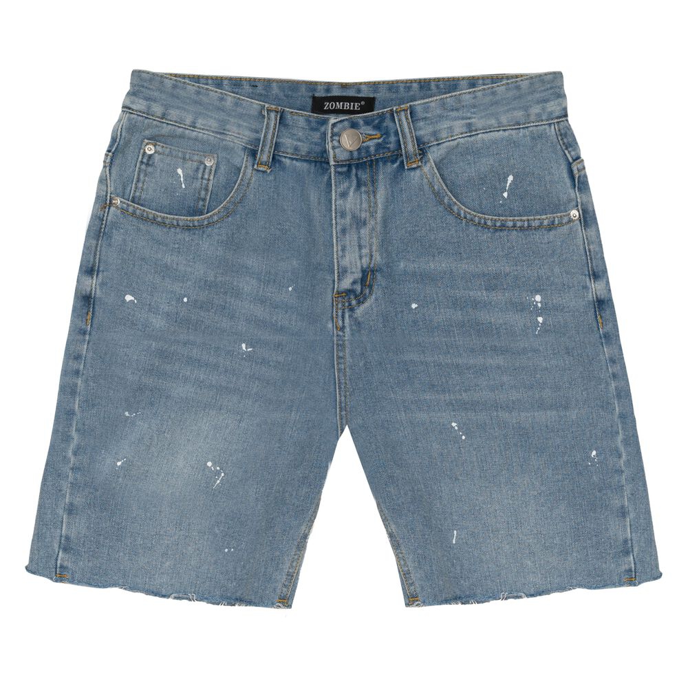 ZOMBIE Quần Ngắn Paint Splatter Short - Blue