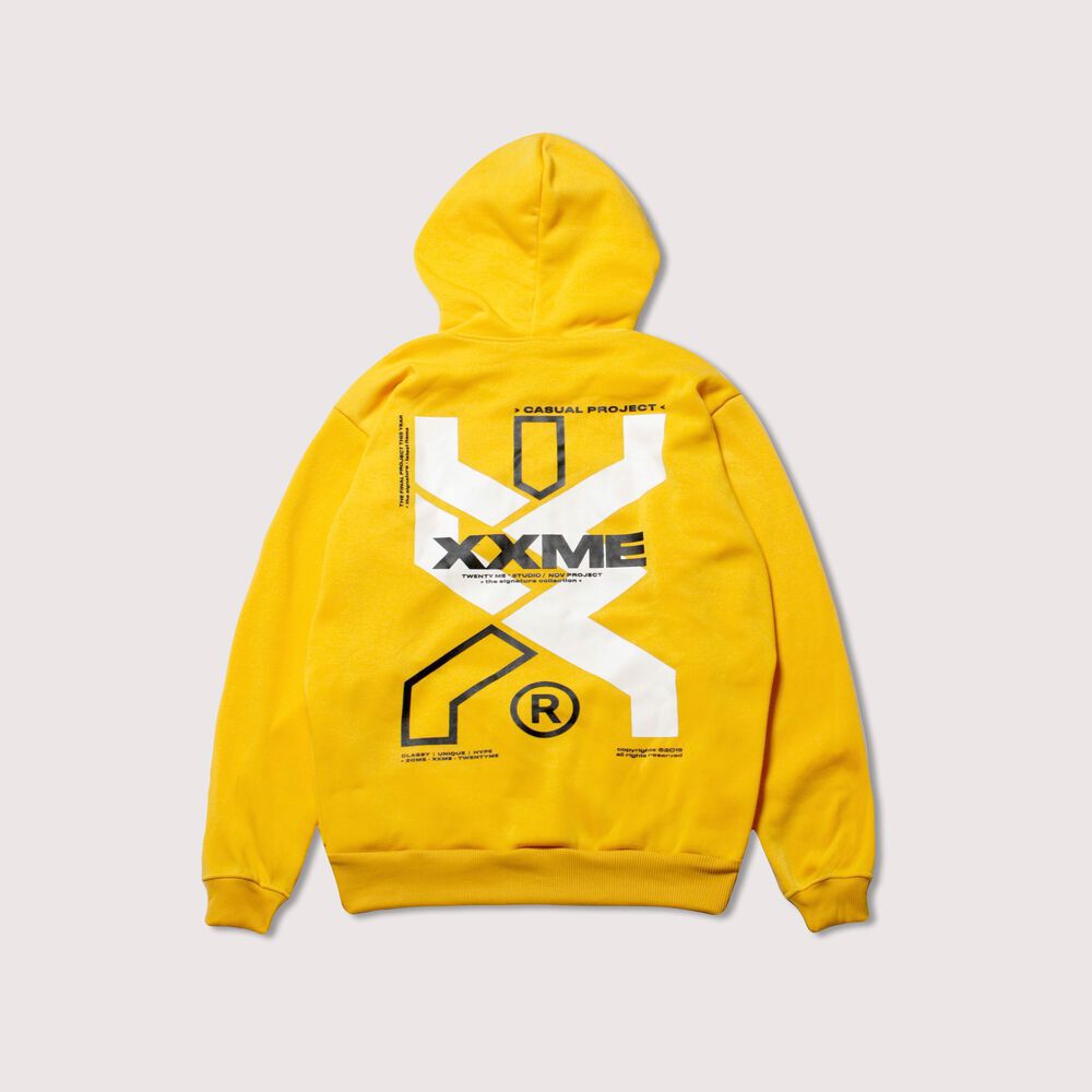 SIGNATURE HOODED JACKET -Yellow