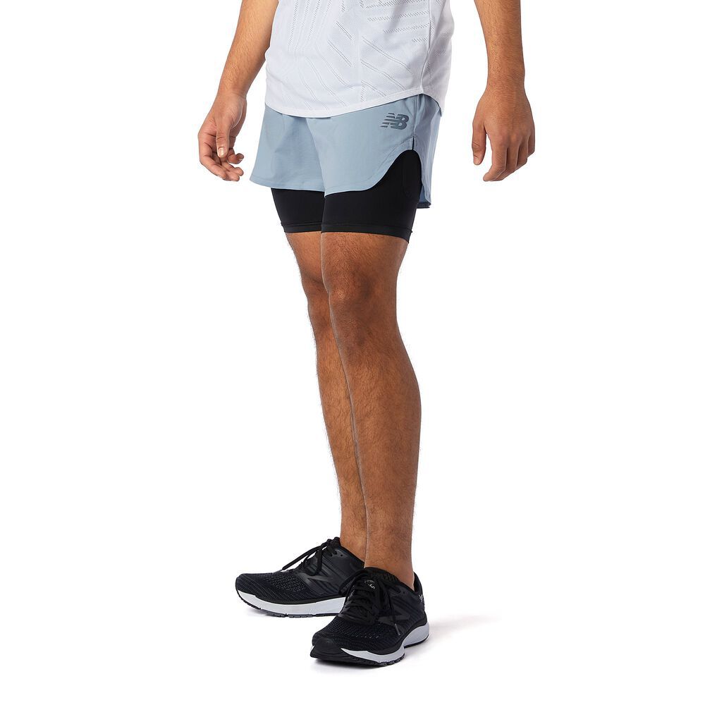 Men's New Balance Q Speed Fuel 2 In 1 5 Inch Shorts
