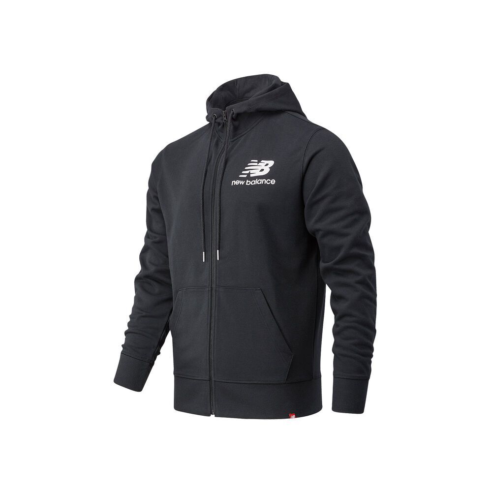 Men's New Balance Essentials Stacked Full Zip Hoodie Jacket