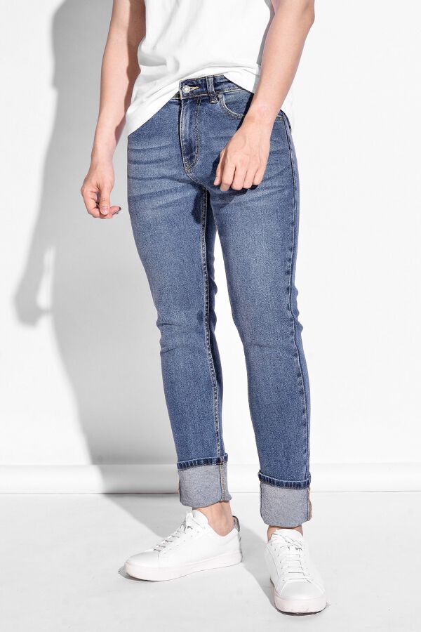 Quần Jean Trơn. SLIM Form - 10F20DPA073