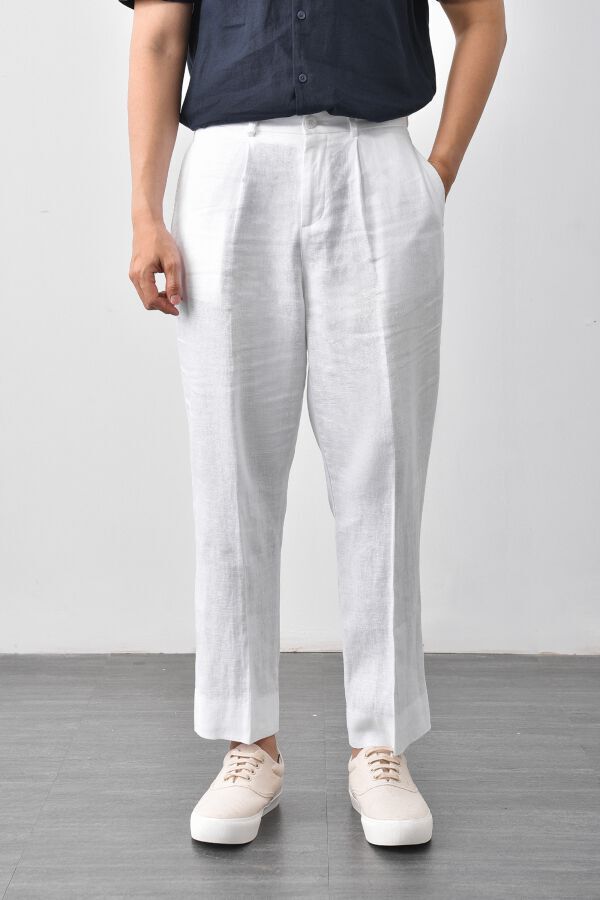 Quần Linen. LOOSE Form - 10S21PCA006