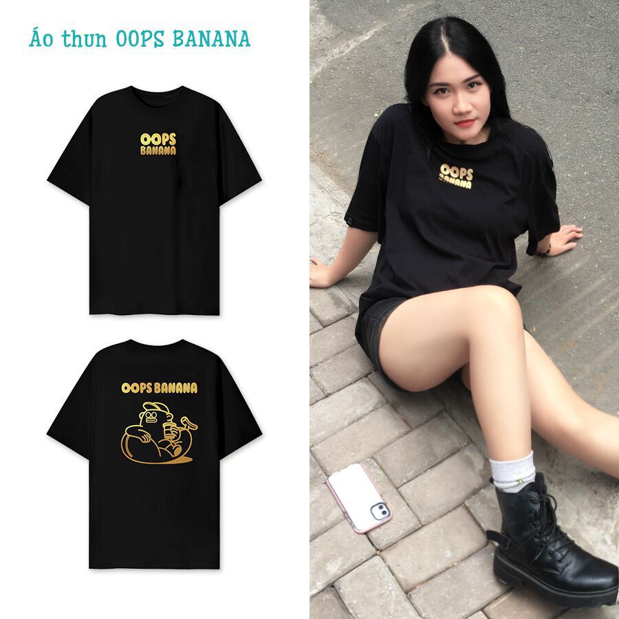 Áo Thun Oopsie Oversized TEE - OOPS BANANA - TALK!