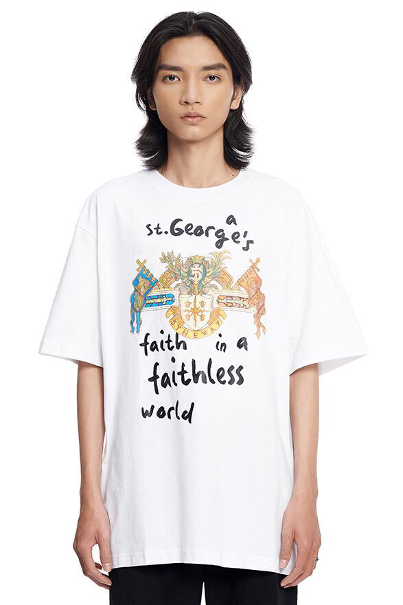 /faithless World/ NEW TEE™ - WHITE
