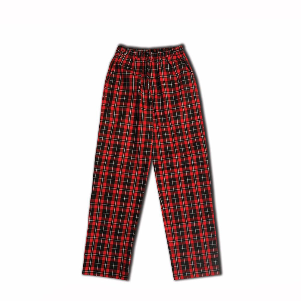PLAID PANTS - RED