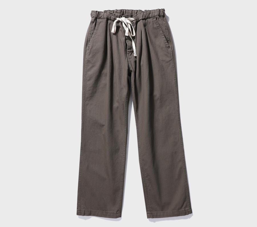 Cotton Easy Pants Brown