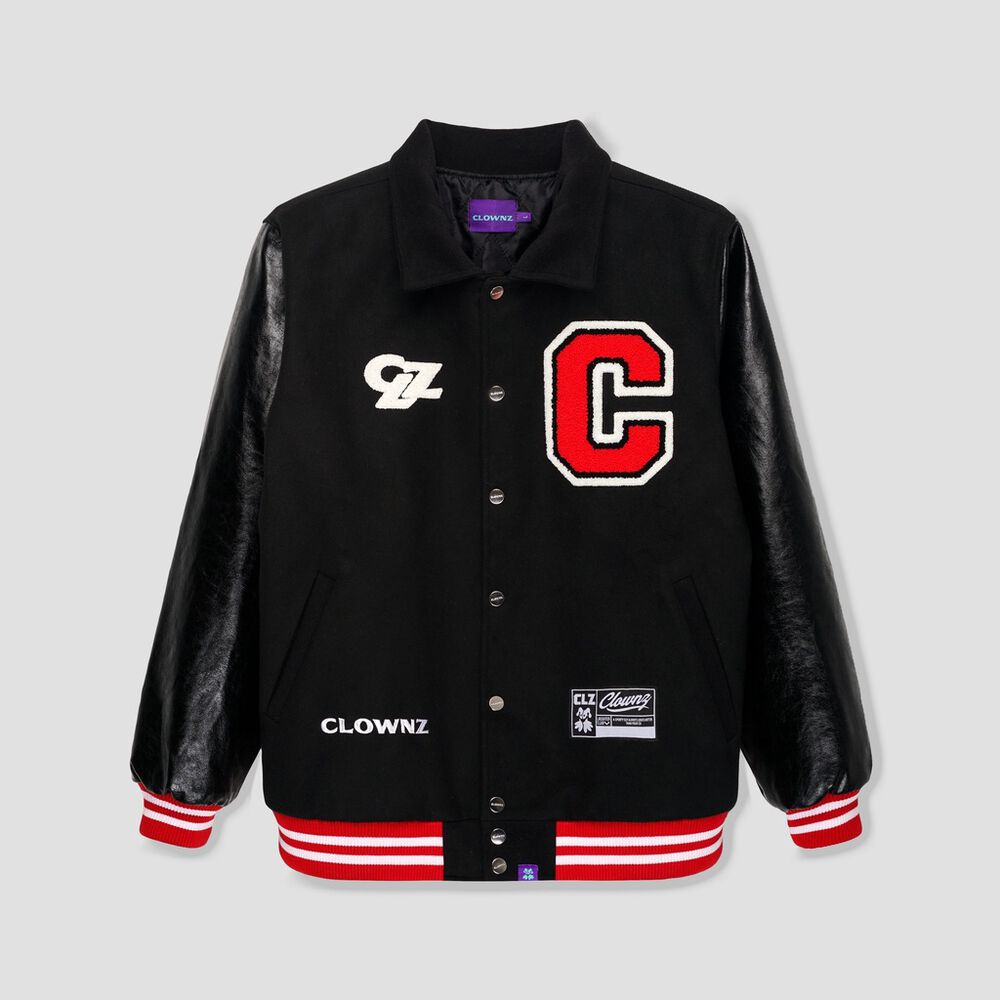 Áo Khoác Varsity Jacket Unisex Nam Nữ, Local Brand Clownz The Laughter ...