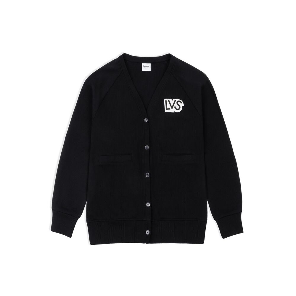 Áo Cardigan LEVENTS Rib Knit/ Black