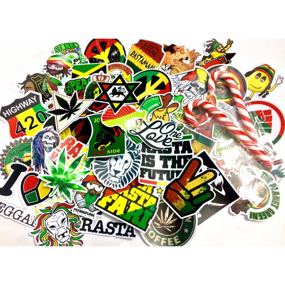 Combo Hình Dán Cao Cấp Chủ đề Rasta