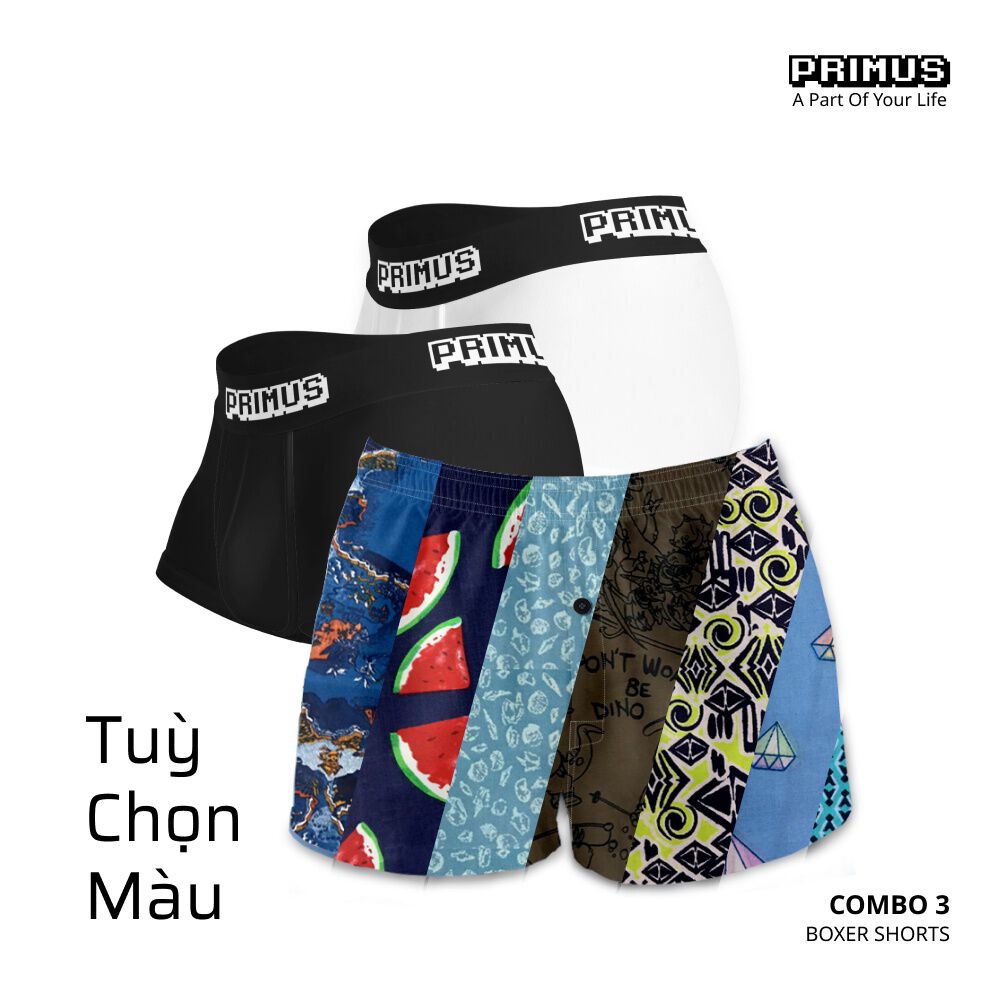 Boxer Nam Hộp 3 Quần Lót Nam 2 Boxer (Sip đùi) + 1 Quần đùi Ngủ Nam ...