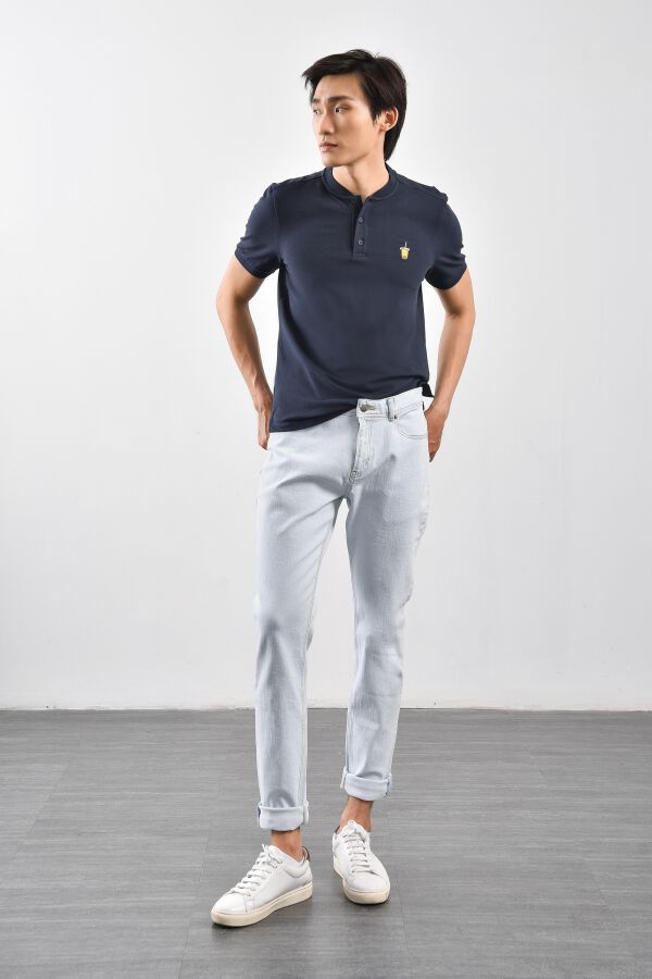 Quần Jean Trơn. SLIM Form - 10S21DPA019