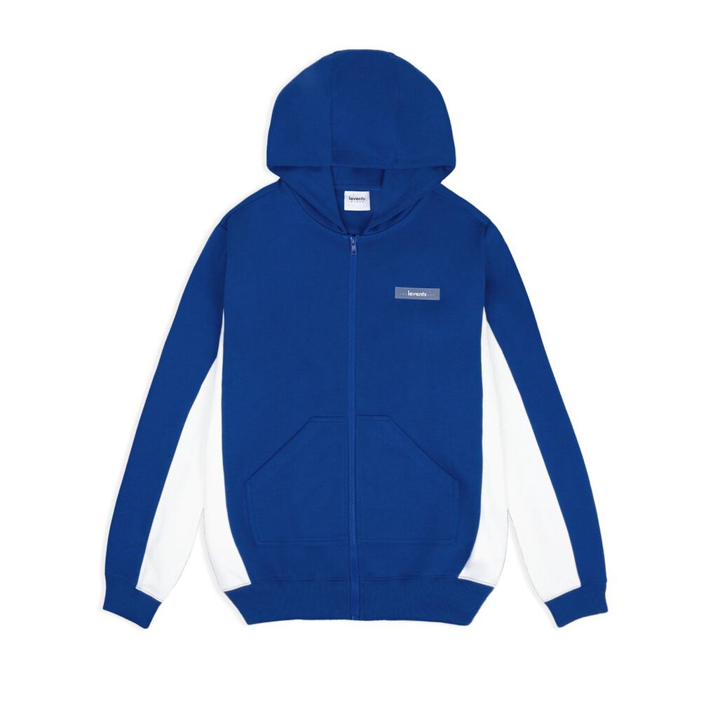 Áo Hoodie Zipper LEVENTS Basic/ Blue
