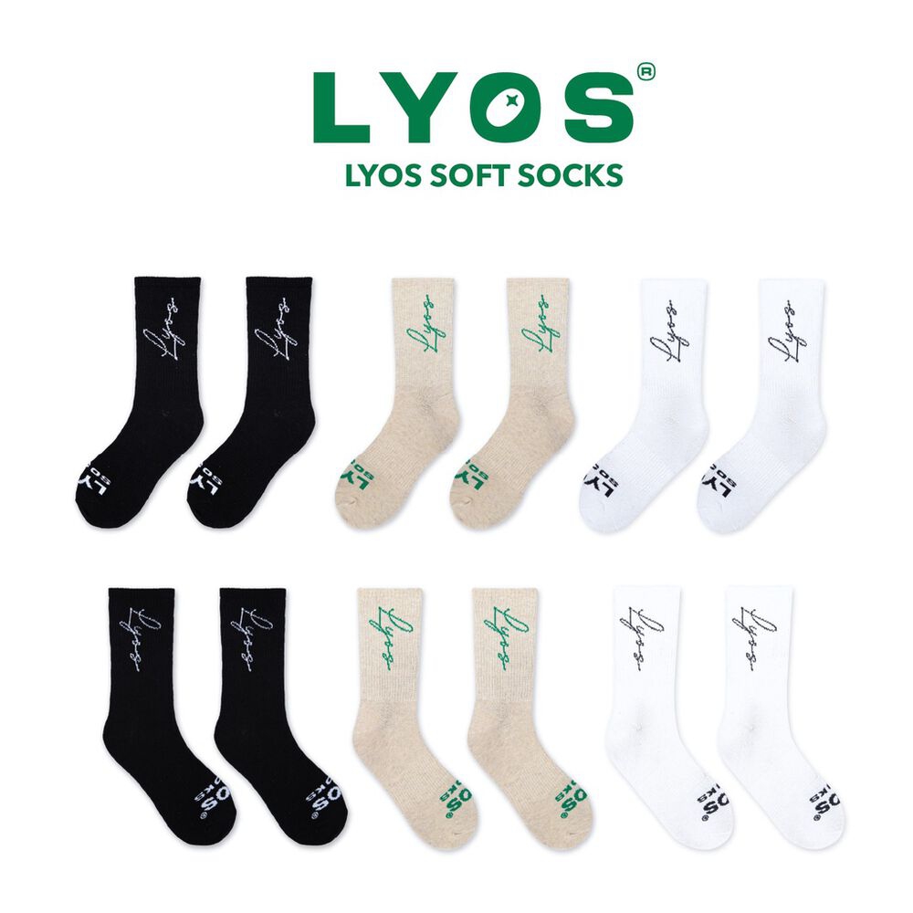 Vớ/ Tất LYOS Soft Đen/ Trắng/ Kem