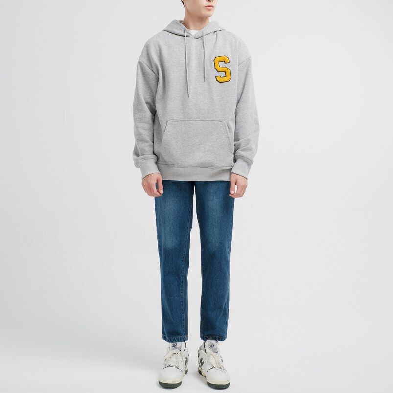 Áo Hoodie Nam SSSTUTTER Thêu Logo Chữ S Ngay Ngực LUXURY S HOODIE