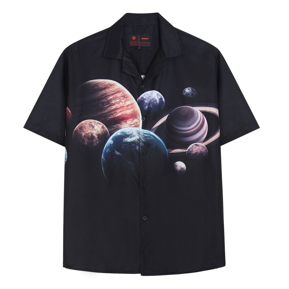 HUGU Sơ Mi Tay Ngắn HUGU UNIVERSE