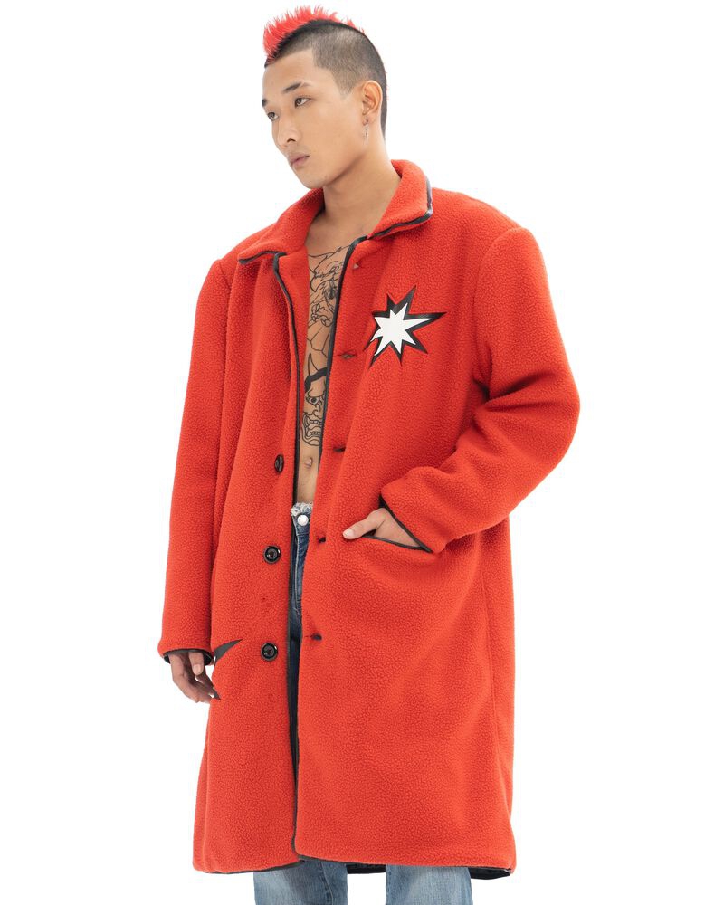 Broken Faux Fur Coat