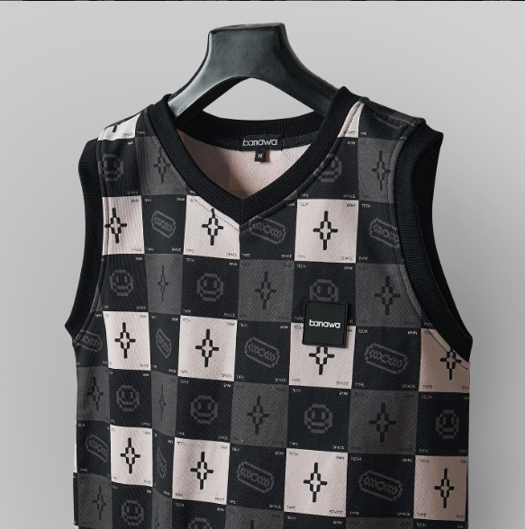 BANAWA Áo Sweater Student Gile - Grey