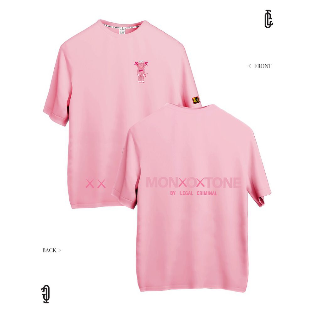 Áo Thun Kaws Monotone V3 Mini Form Regular Và Oversize By Legal Criminal