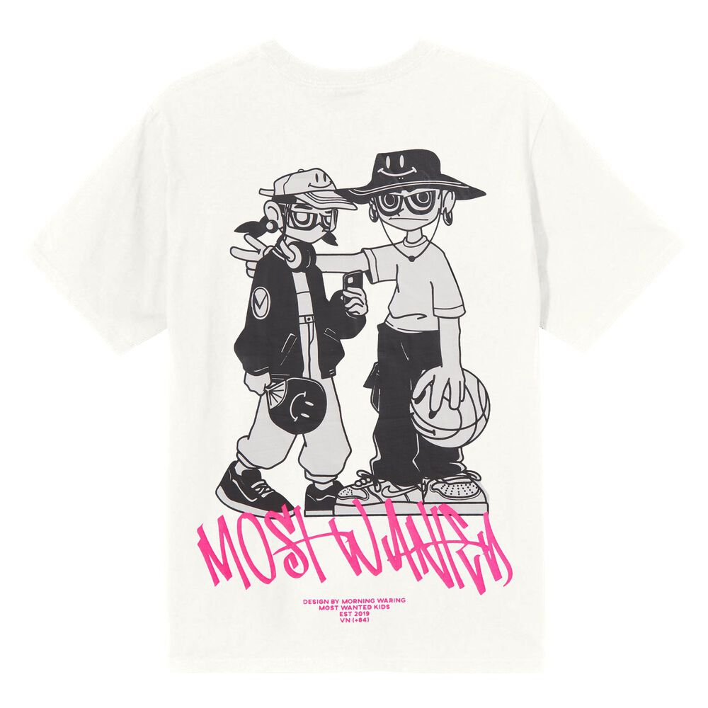 Most Wanted Kids Tee - White