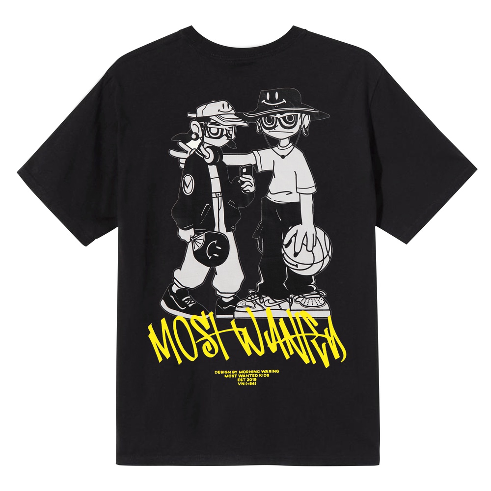 Most Wanted Kids Tee - Black