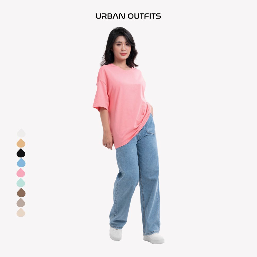 Áo Thun Nữ Tay Lỡ Form Rộng URBAN OUTFITS ATO100 Local Brand Trơn Chất ...