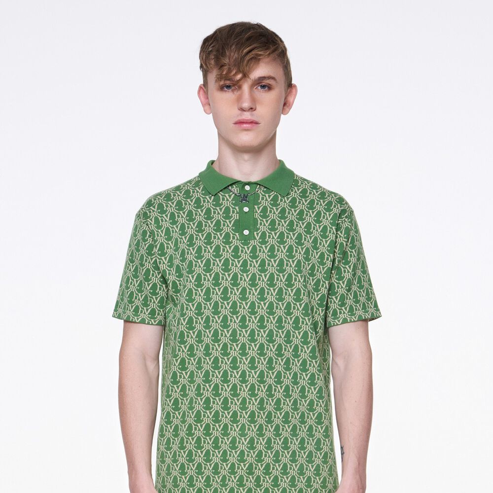 PRIVÉ MONOGRAM POLO - JADE GREEN