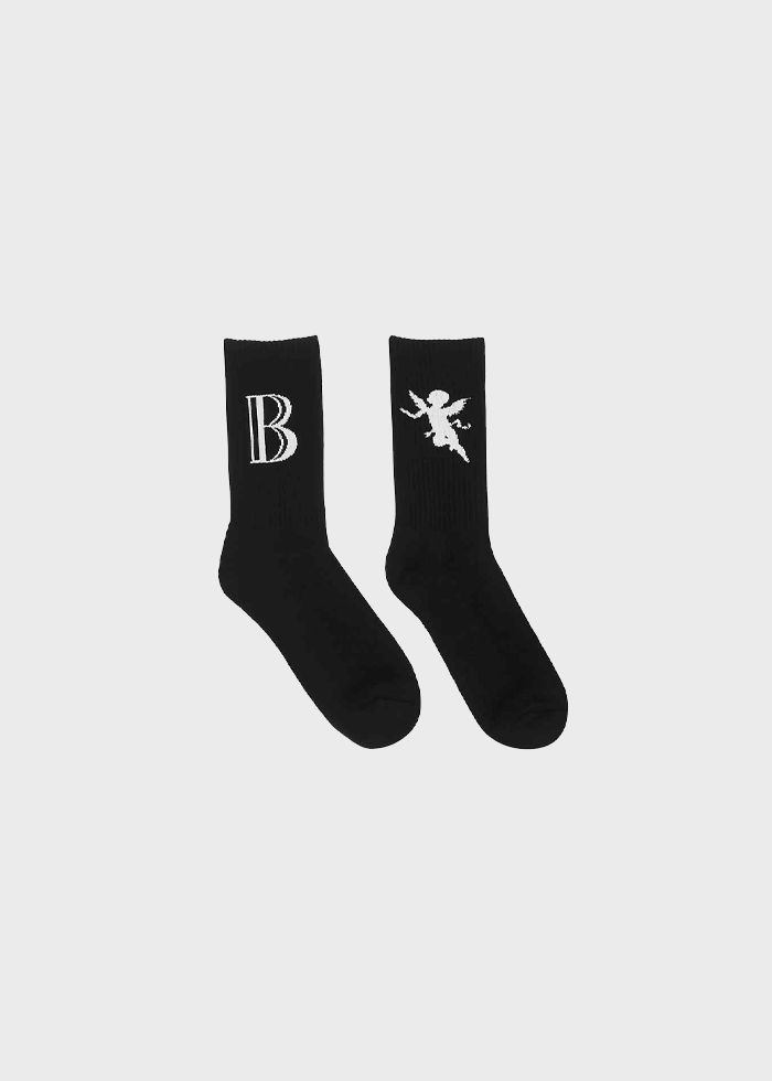 VỚ BOBUI LOGO/ MÀU ĐEN