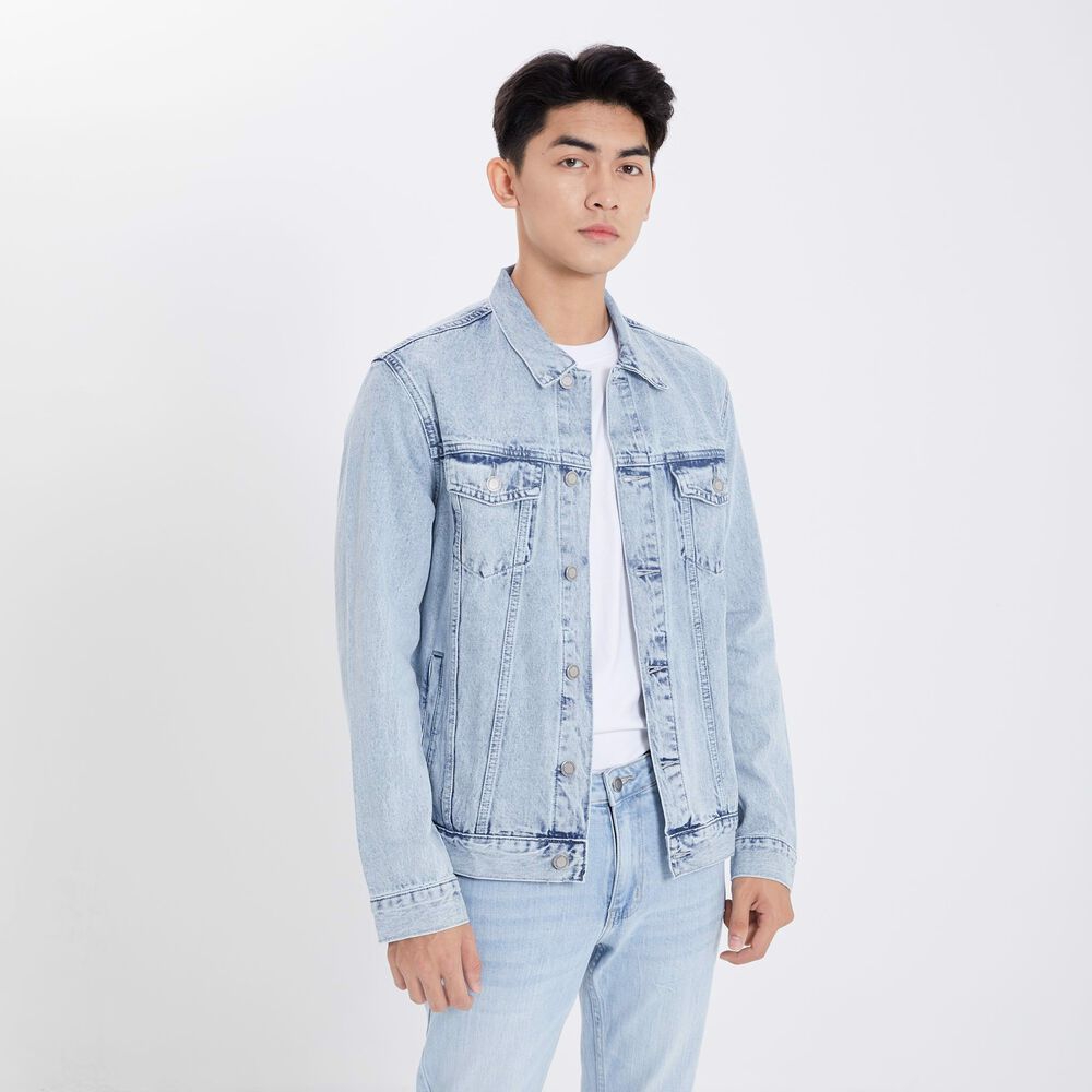Áo Khoác Jean Heavy Wash