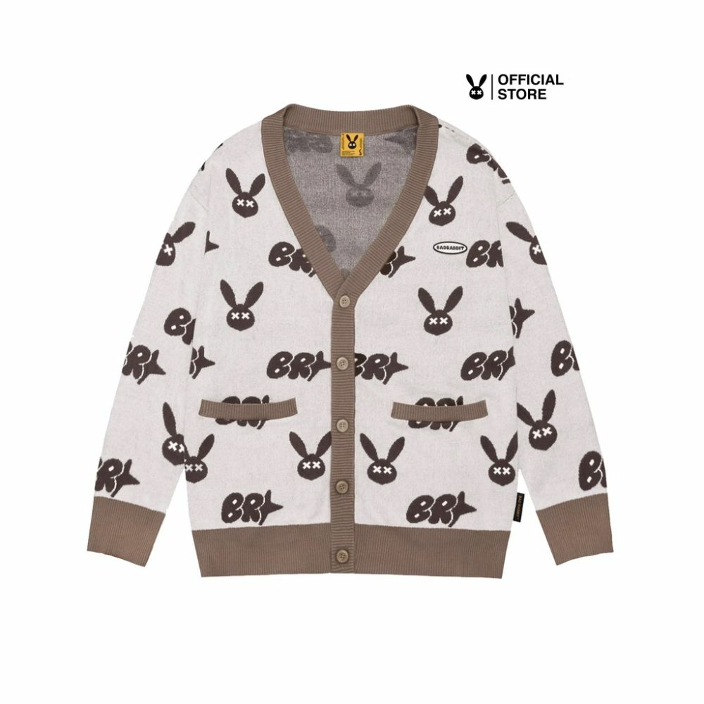 Áo Khoác Len Unisex Bad Rabbit BROWNIE CARTOON CARDIGAN - Local Brand ...