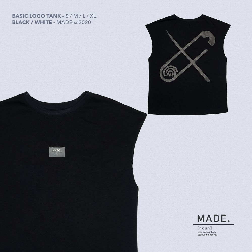 BASIC TANK TOP Black