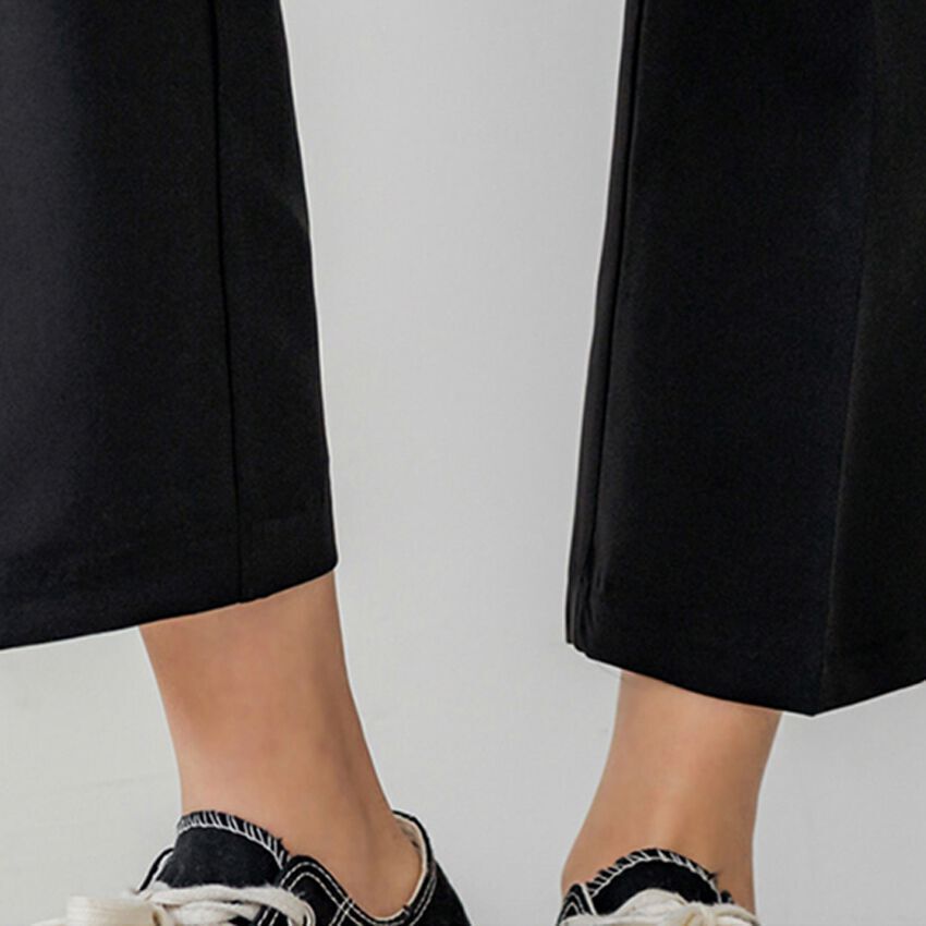 QUẦN SLACK ỐNG SUÔNG THẲNG MÀU BLACK ENVYLOOK COMFORTABLE STRAIGHT SLACKS