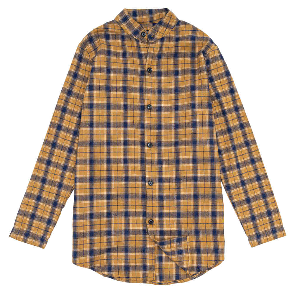 Flannel Shirt - Yellow & Blue