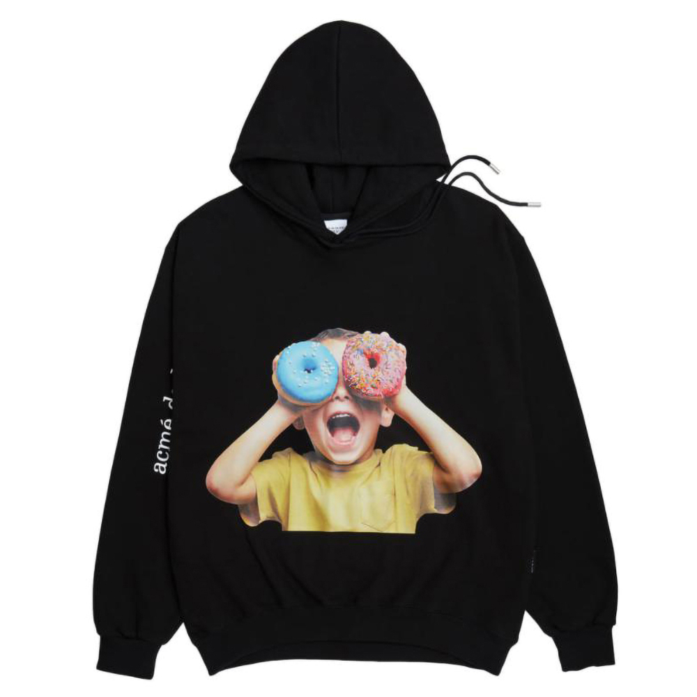 ADLV BABY FACE HOODIE BLACK DONUTS 5