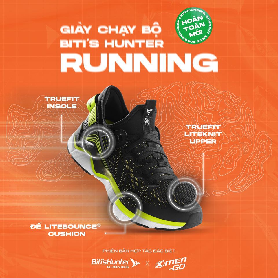 Biti’s Hunter Running - Dòng Giày Mới Với Chất Lượng Ngang Tầm Thế Giới